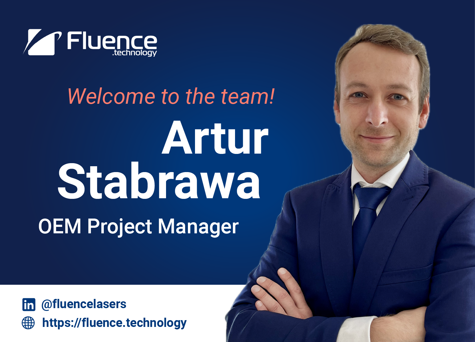 Fluence Technology Welcomes New OEM Project Manager – Artur Stabrawa